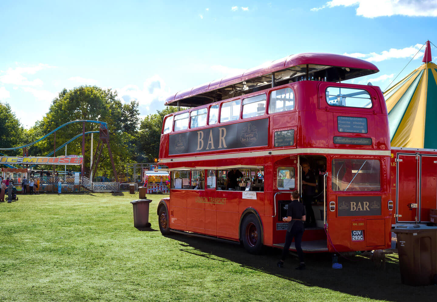 Mobile London Bus Bar For Event Hire | Eventful Bars